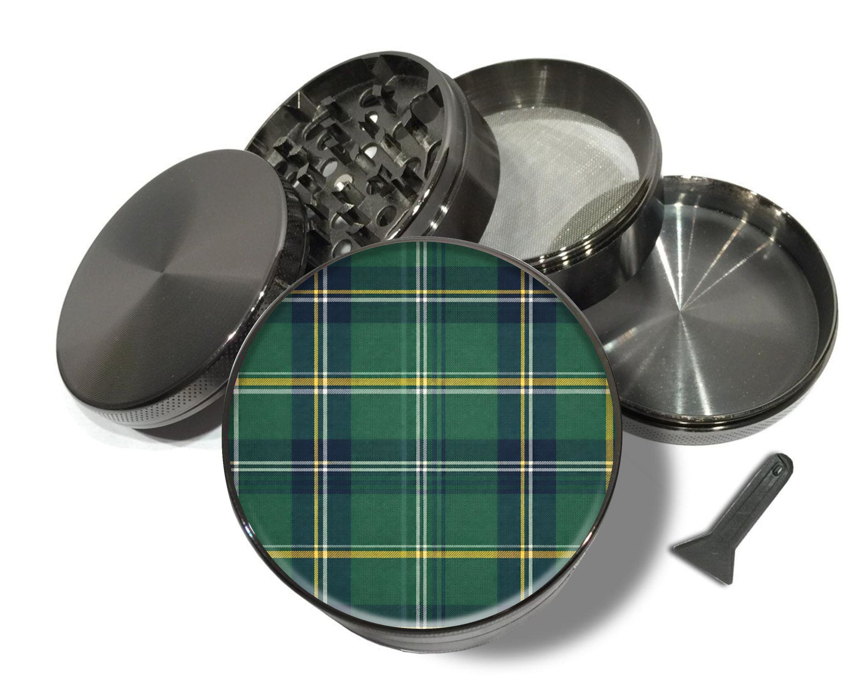 Green Navy Golf Tartan Spice Grinder – Buy Herb Grinders