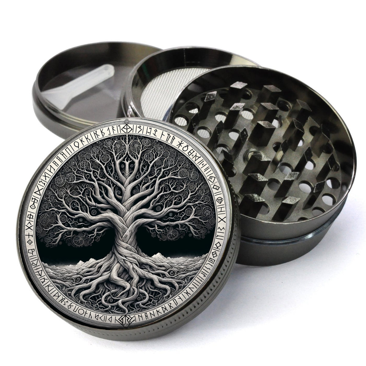 Yggdrasil Grinder, Old Norse Sacred Tree of Life, Mystical Grinder, My ...