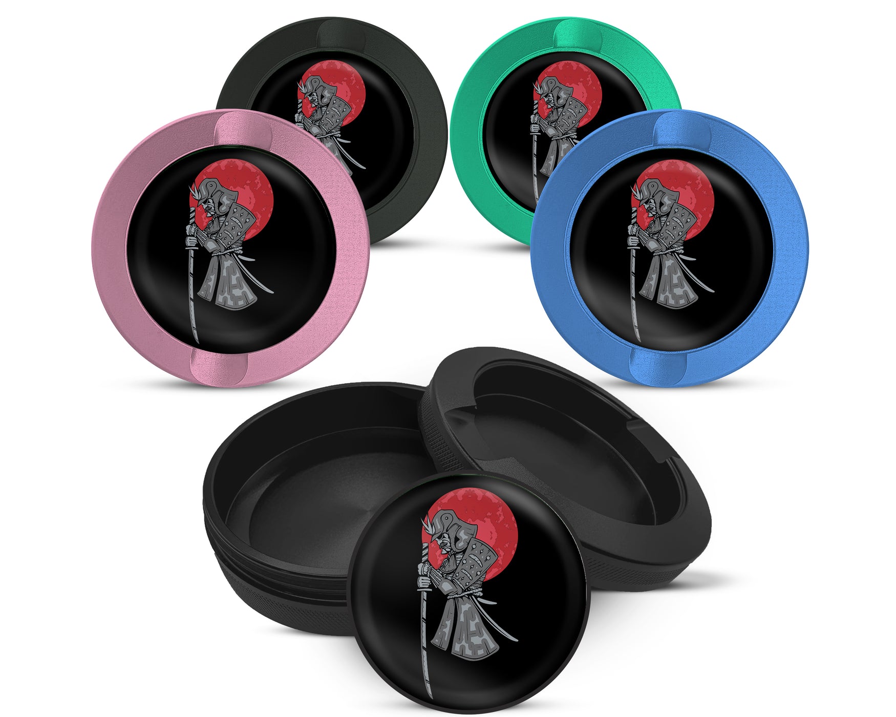 Japanese Samurai Anime Aluminum Snus Pouch Storage Container, Snus Hol ...